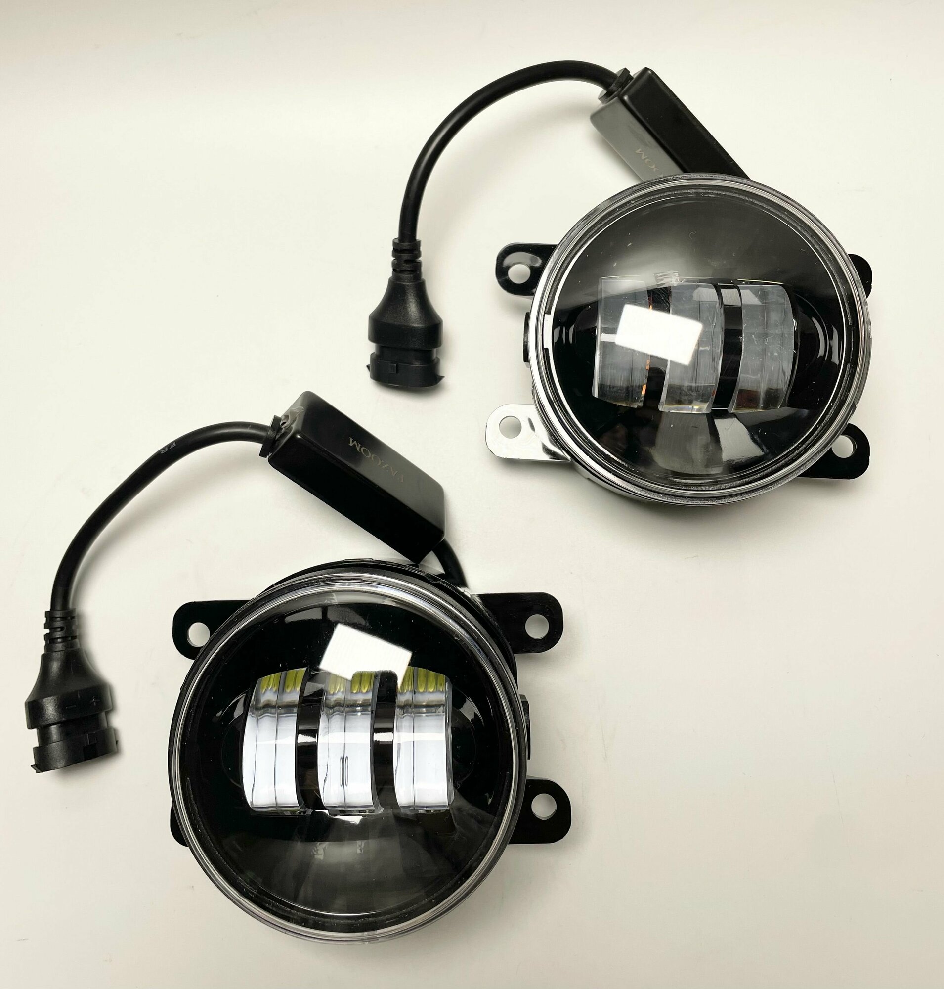 Противотуманные фары, птф, противотуманки светодиодные 30W белый свет Lada Vesta, Ford, Mitsubishi , Renault и др. 2шт
