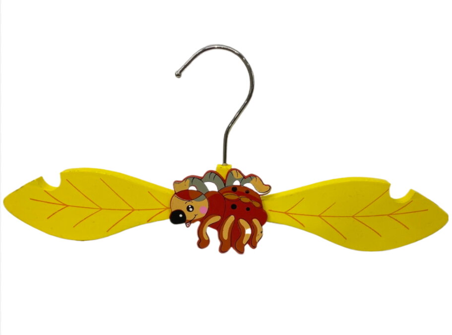 Вешалка деревянная детская "Божья коровка"