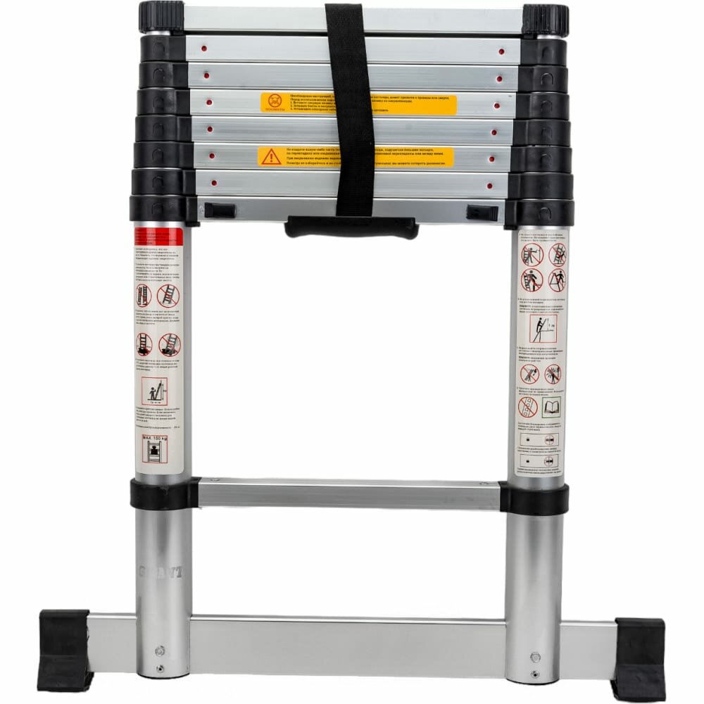 Телескопическая лестница Gigant 2.6м LT-01 1x9, легкого и прочного