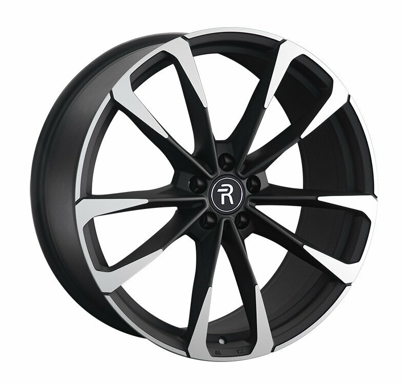 Колесный диск Replay A258 21x9.5" PCD5x112 ET31 D66,6 черный матовый с полированными лучами