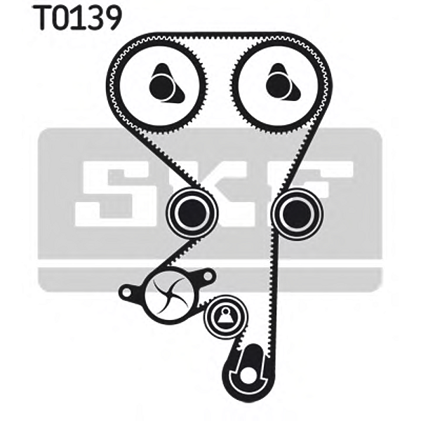 SKF VKMA05150 (11093601 / 1606190 / 1606274) комплект грм Opel (Опель) Astra (Астра) 1.4 / 1.6 16v 94-01
