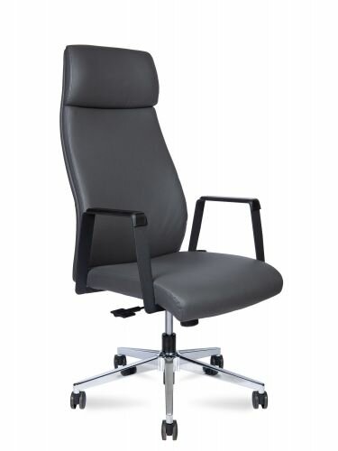 Кресло руководителя Norden Arco grey серая экокожа H5017 grey