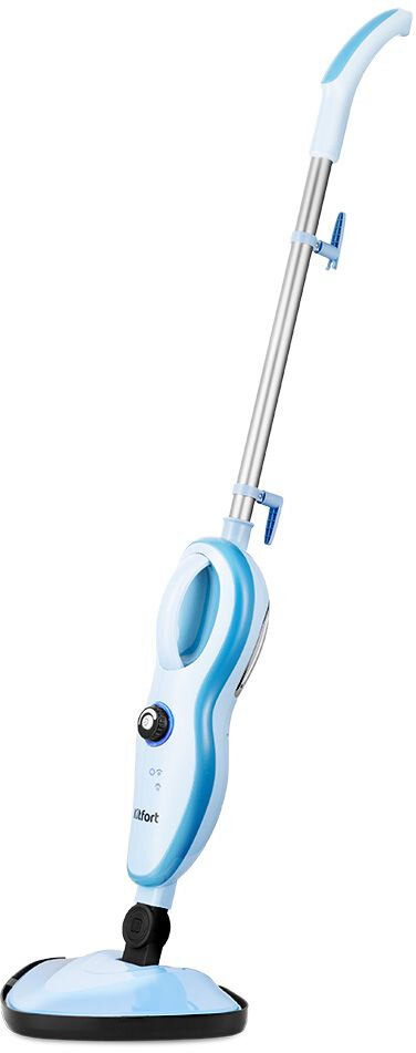 Паровая швабра KitFort КТ-1046 голубой 1500Вт