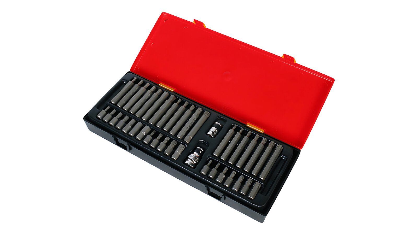 Набор JTC вставок (бит) torx, hex и spline 40 предметов