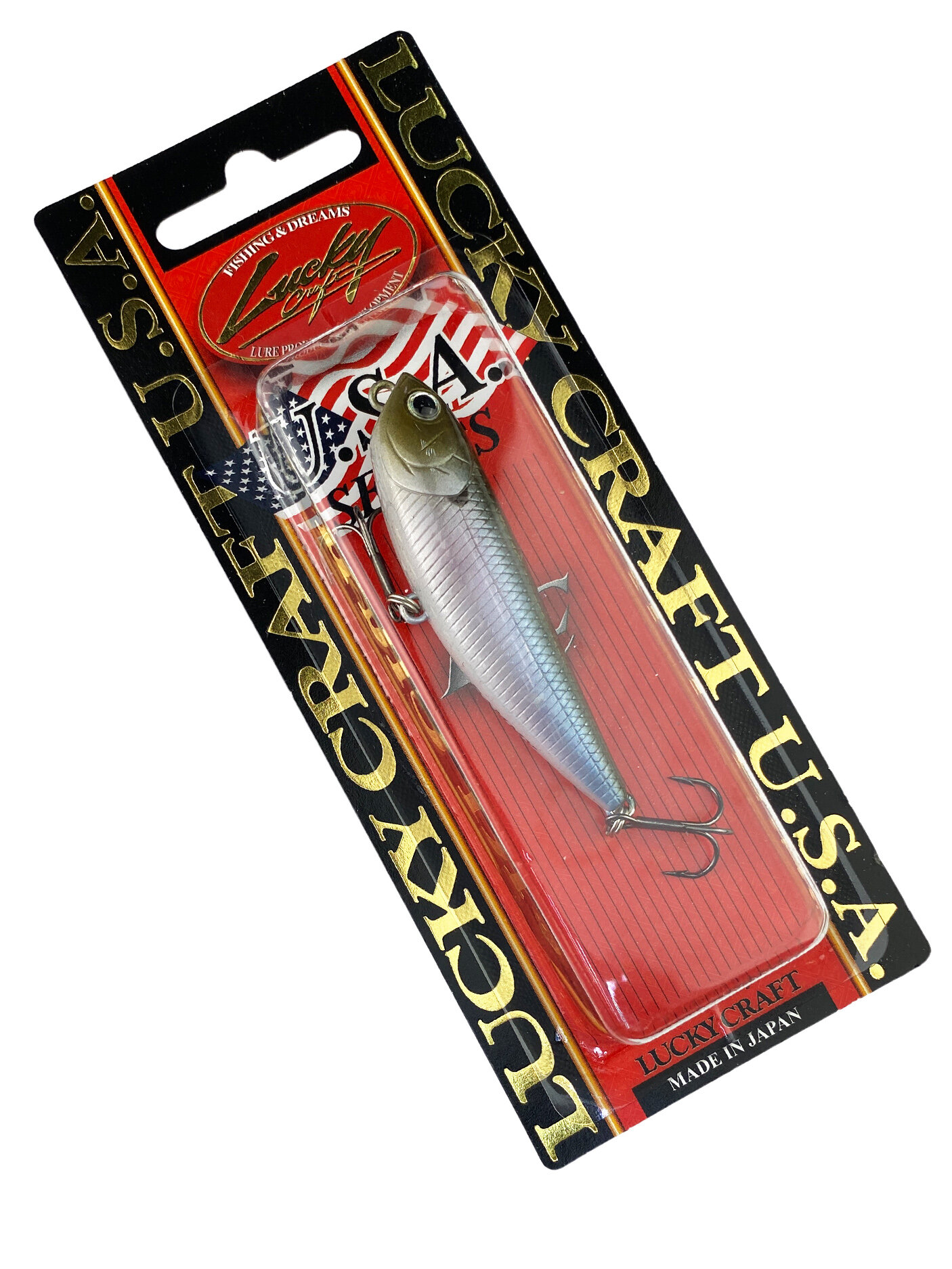 Lucky Craft Sammy 065 238 Ghost Minnow воблер для щуки и окуня с реалистичной игрой