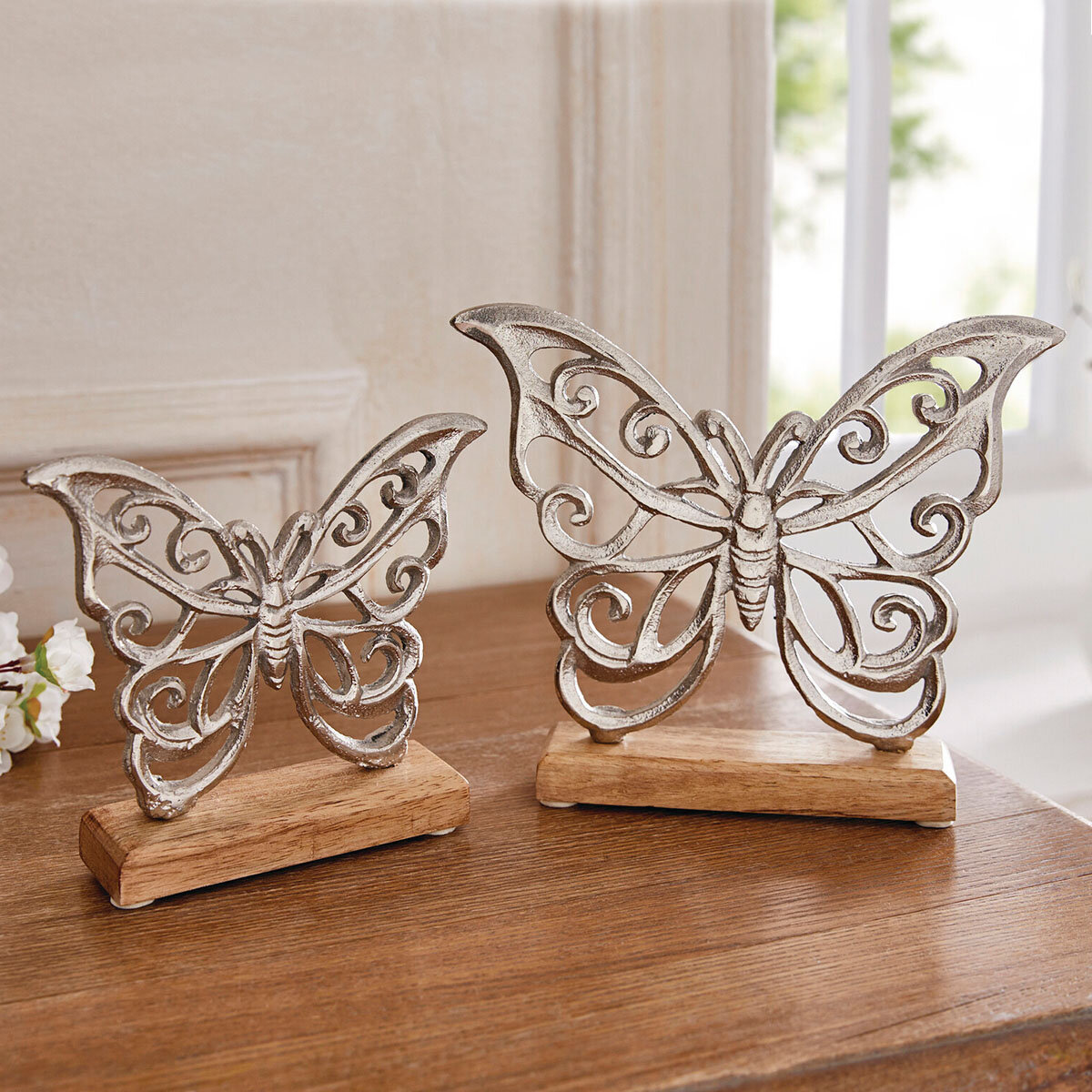 Декоративные фигуры "Бабочки", 2 штуки