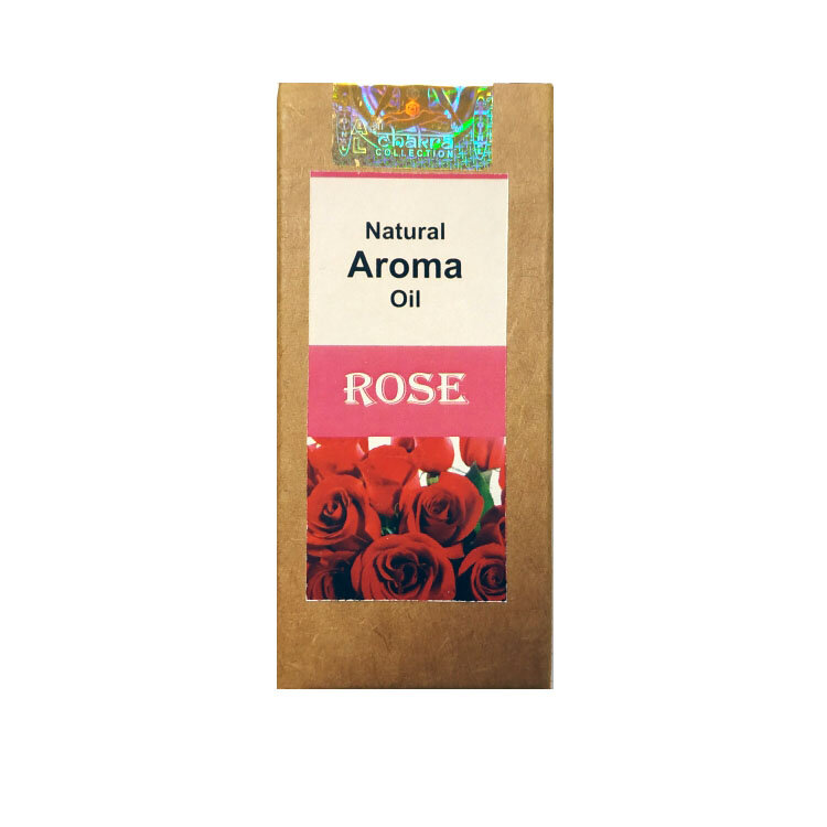 Natural Aroma Oil ROSE, Shri Chakra (Натуральное ароматическое масло роза, Шри Чакра), 10 мл.