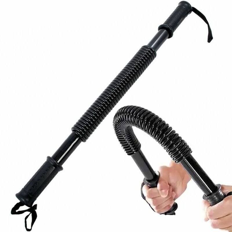 Эспандер для рук пружинный спортивный, профессиональный мужской инвентарь на сжатие, ручная палка Твистер для силовых тренировок, борцовский тренажер, аксессуар для армрестлинга 30 кг