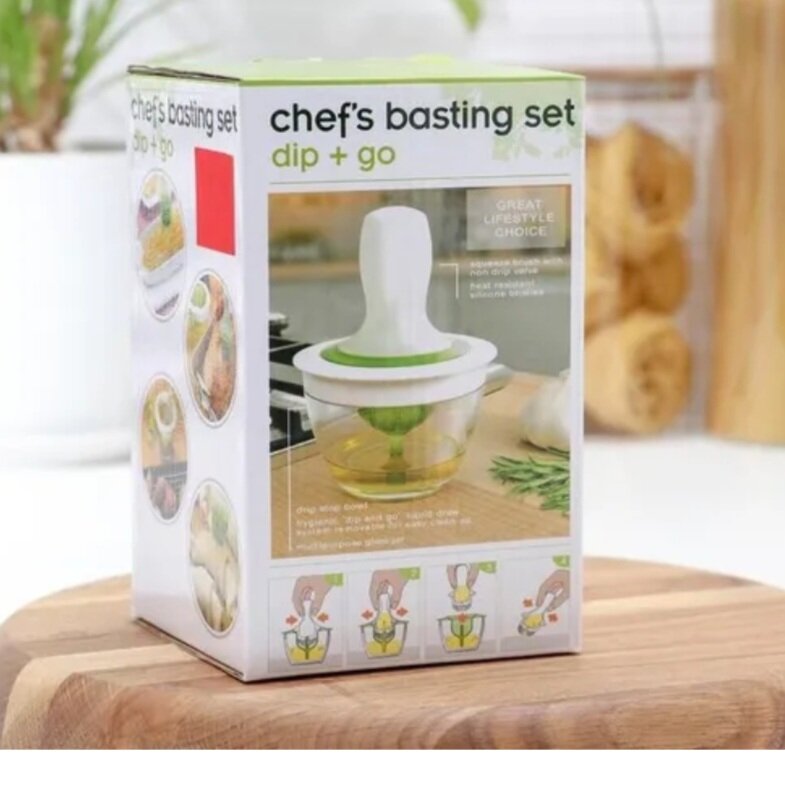 Кисть кулинарная Prepara Chef's Basting Set зелeный 16 см 10 см