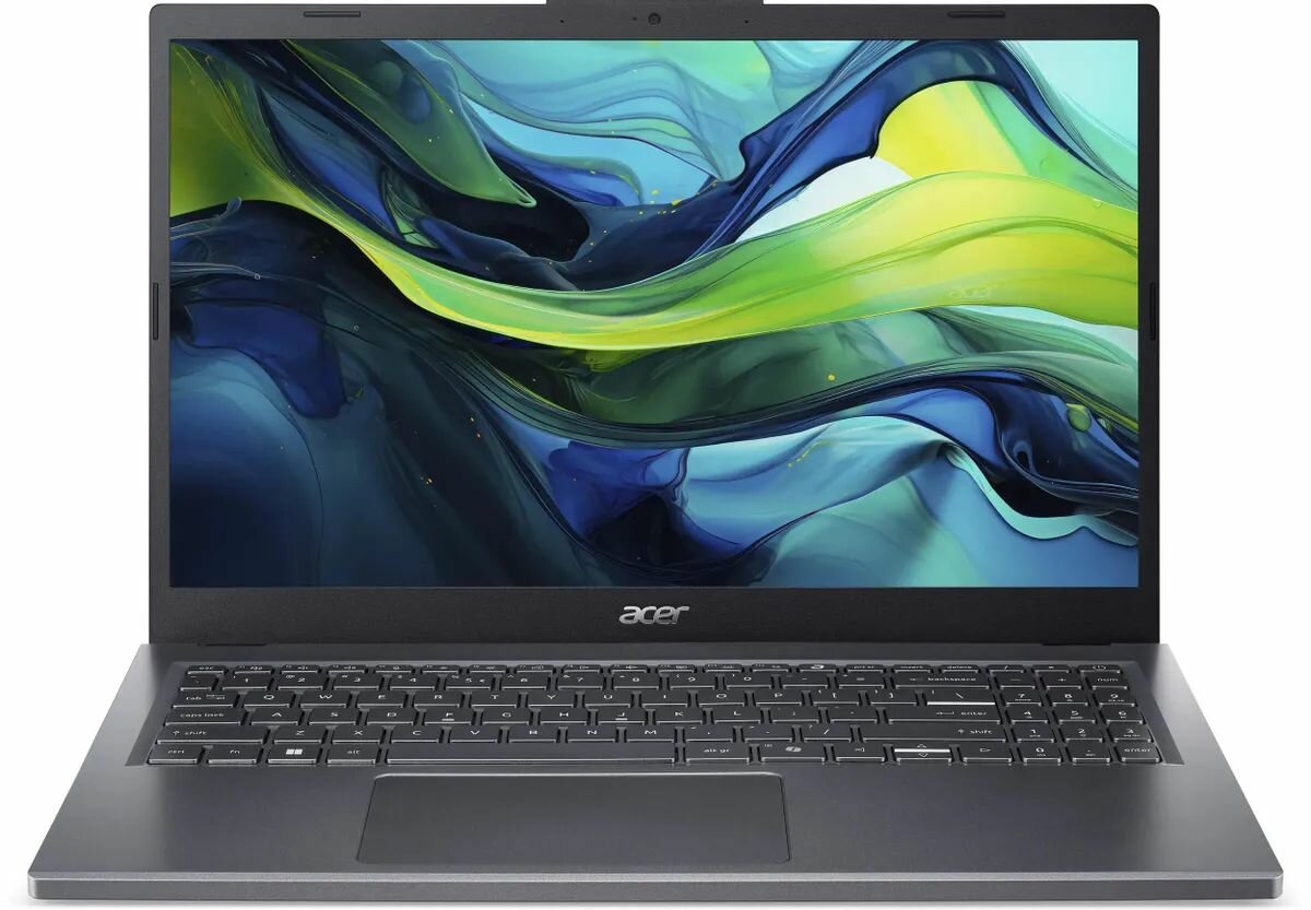Ноутбук Acer Aspire 15 A15-51M-59MC 15.6" (1920х1080) IPS, Intel Core 5 120U, 16GB LPDDR5, 1TB SSD, Intel Graphics, Без ОС, metall (NX. KXSCD.005)