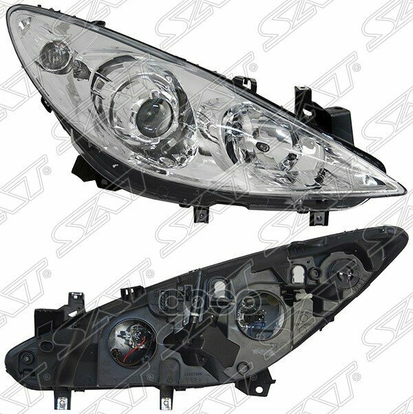 Фара Peugeot 307 05-08 (Спереди/ Справа/ Ксенон/ под электрокорректор) Sat арт. ST-550-1137R-LD-EM