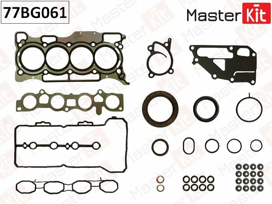 Полный комплект прокладок ДВС NISSAN TEIDA, QASHQAI HR16DE 1.6I 03-