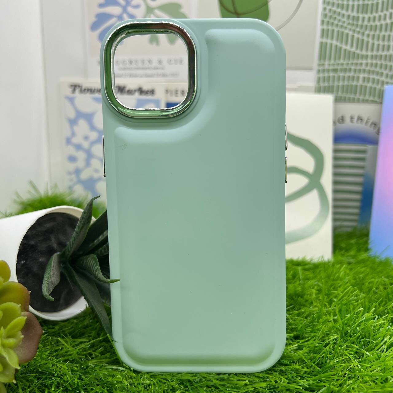 Чехол с принтом на айфон 14 / Чехол на iPhone 14 / объемный чехол защита камеры противоударный