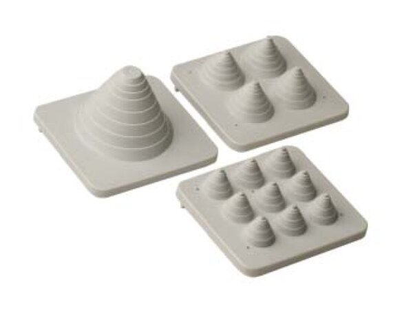 R5MP09 Кабельный ввод - мембранный, 9х13мм - кол-во отверстий=9, max ф13мм, пластик (упаковка - 20 шт) ДКС (DKC)