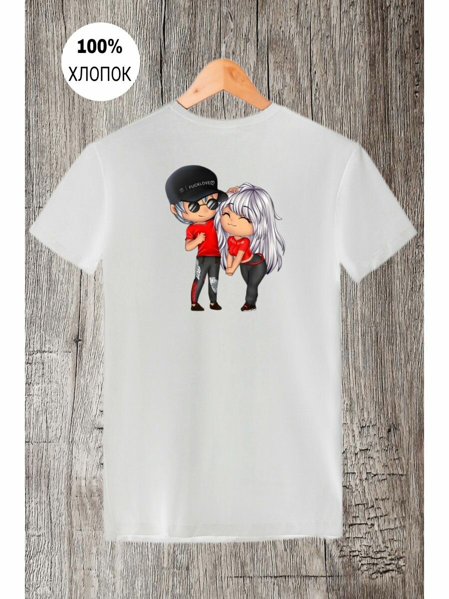 Футболка anime персонаж personage девушка и парень