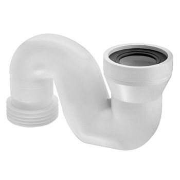 Сифон (фановая труба) с гидрозатвором для чаши Генуя MRWC44 вертикальный выход