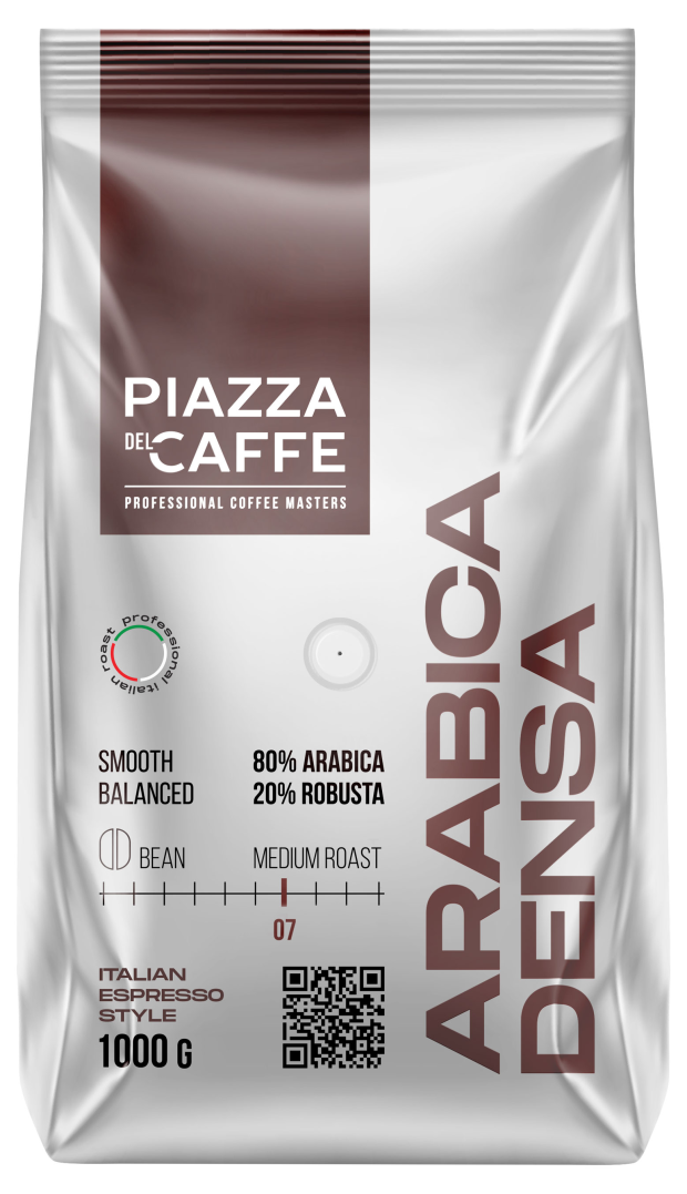 Кофе в зёрнах натуральный "Piazza del Caffe Arabica Densa", 1 кг.