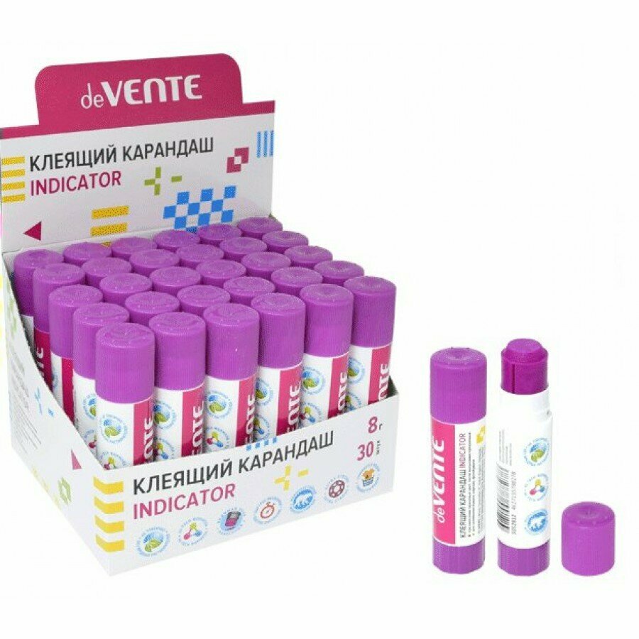 Клей карандаш deVENTE 8гр Indicator PVA основа