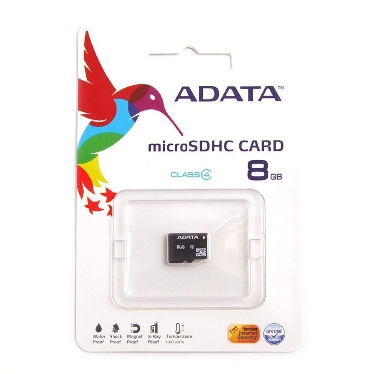 Карта памяти 8 Гб Class 10 microSD A-Data