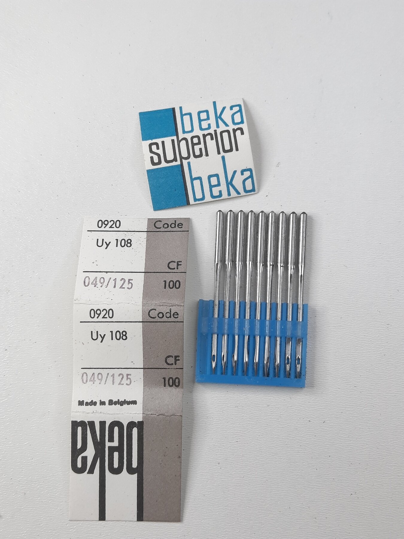 9шт Промышленных швейных игл Beka 0920 UY108 cf №125-049