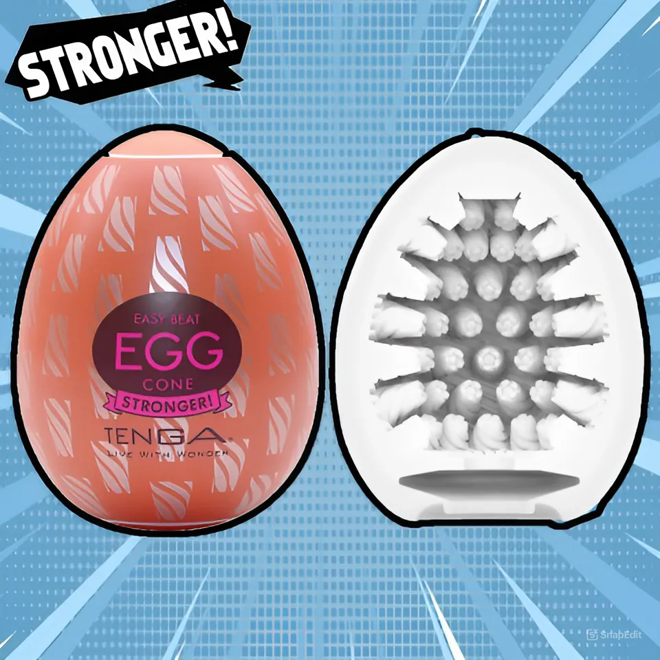 Одноразовый Мастурбатор-яйцо Tenga EGG Cone (EGG-H04), белый