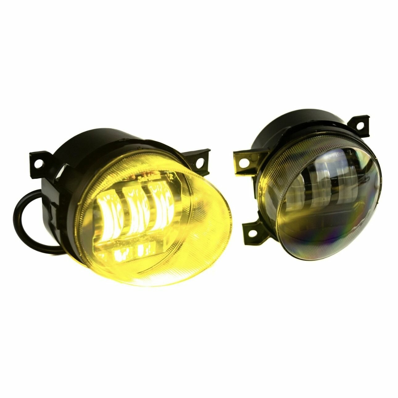 Противотуманные фары LED светодиодные Sal-man Двухрежимные белый/жёлтый свет, 50w, Volkswagen Golf 5 GTI, Jetta 5