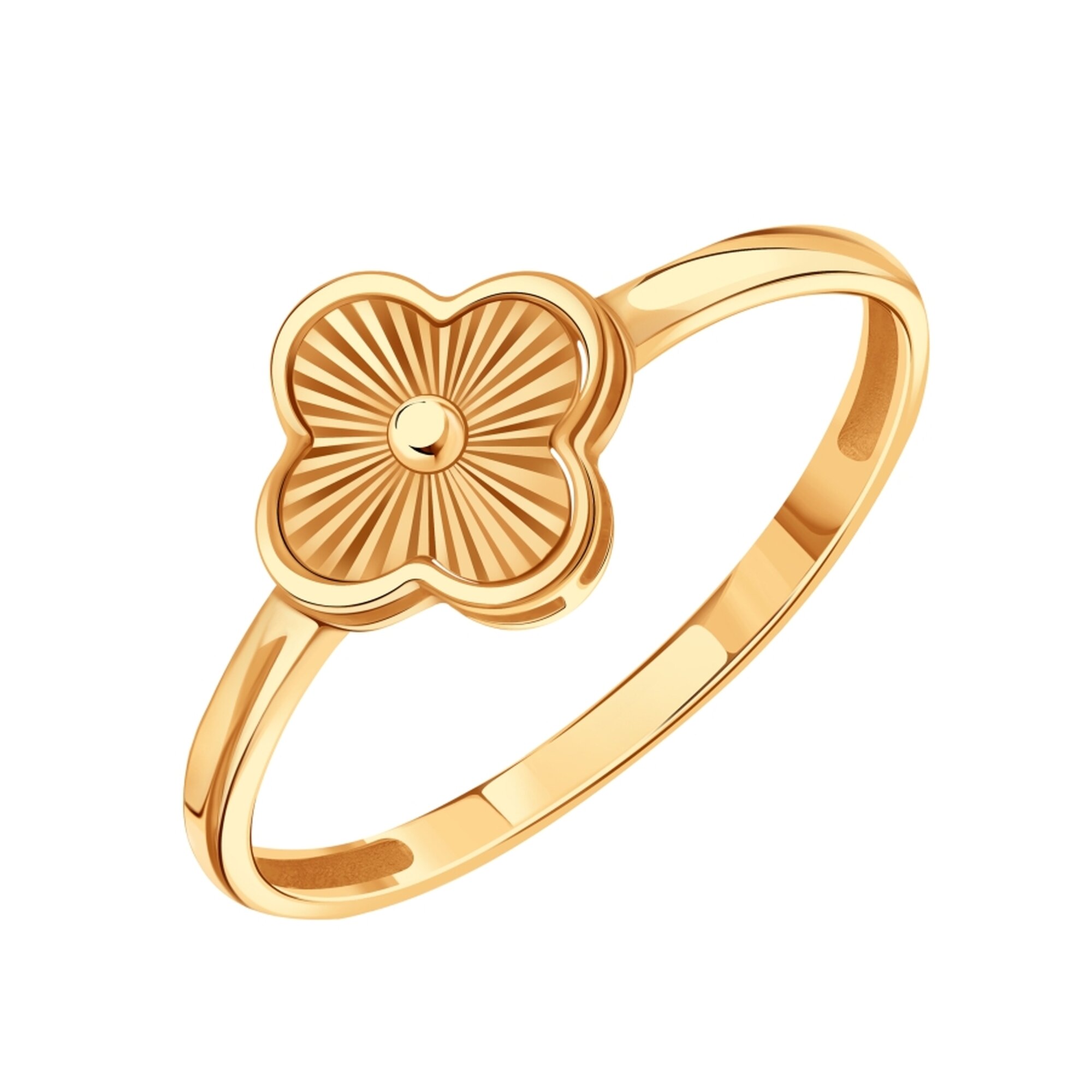 Кольцо, красное золото, 585 проба