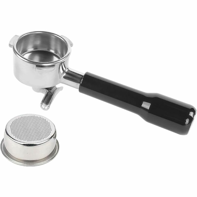 54-мм Портфильтр для кофе без дна с двумя носиками