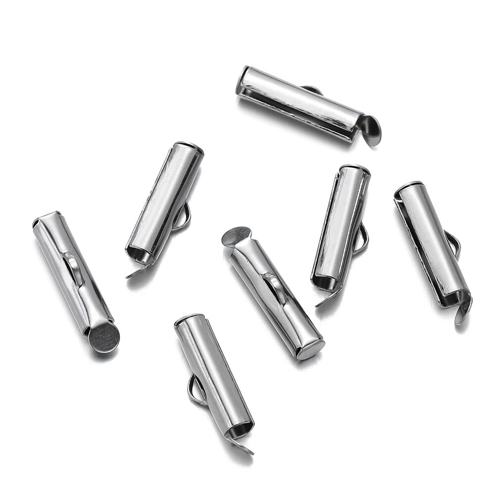 Заключения для браслетов из нержавеющей стали St.kunkka, 10 шт. Серебряный, 8mm x 10pcs, Steel