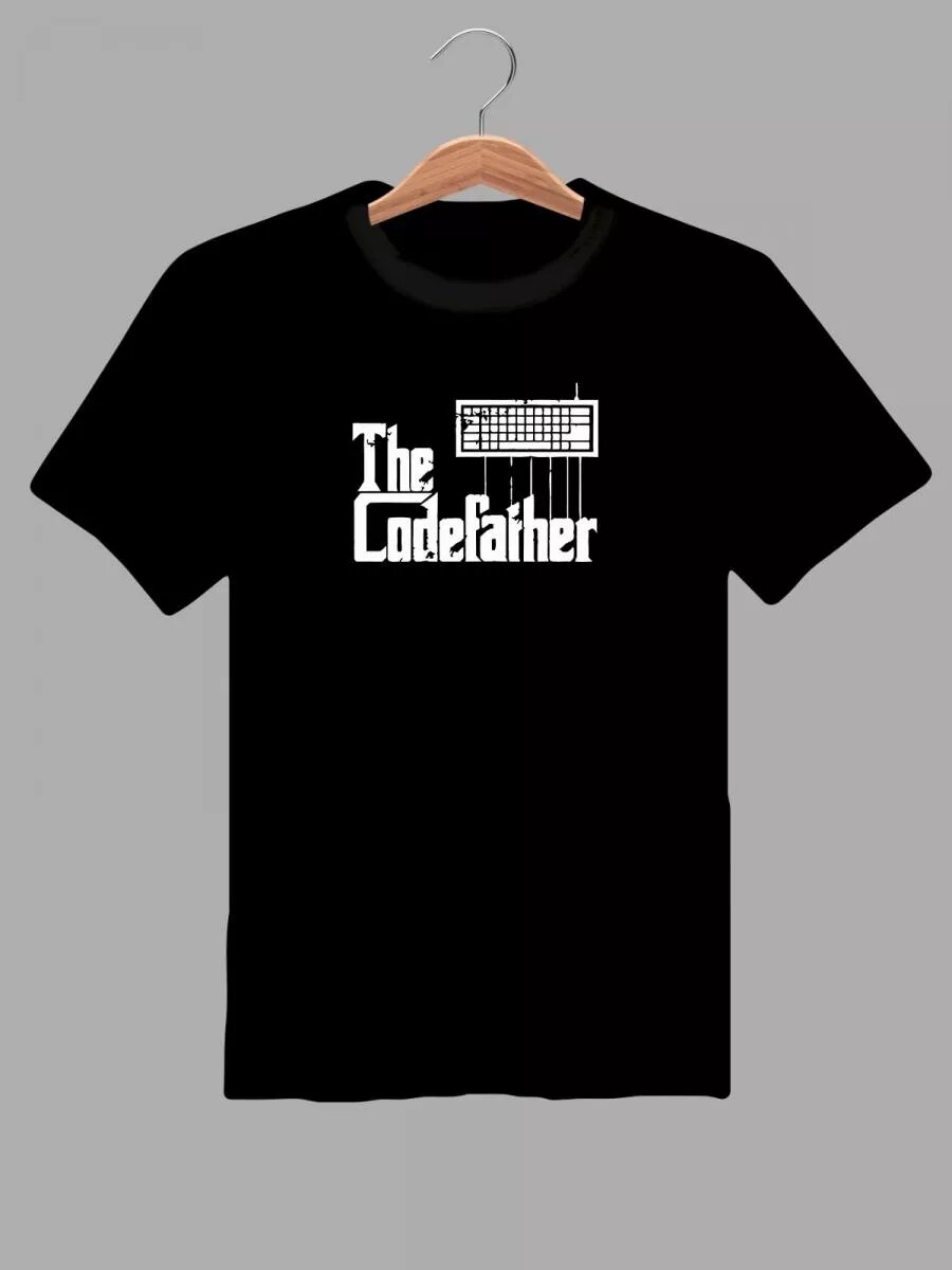 Футболка програмист отец кода