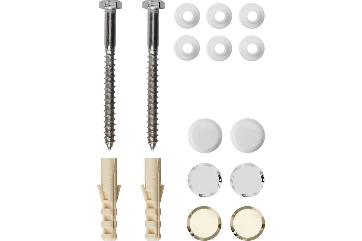 MPF premium крепление для унитаза к полу белый хром золото серия ИС.131594 для ванной