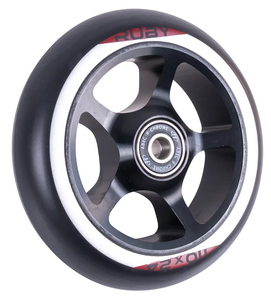 Колесо для самоката X-Treme 110*24мм, Ruby, black
