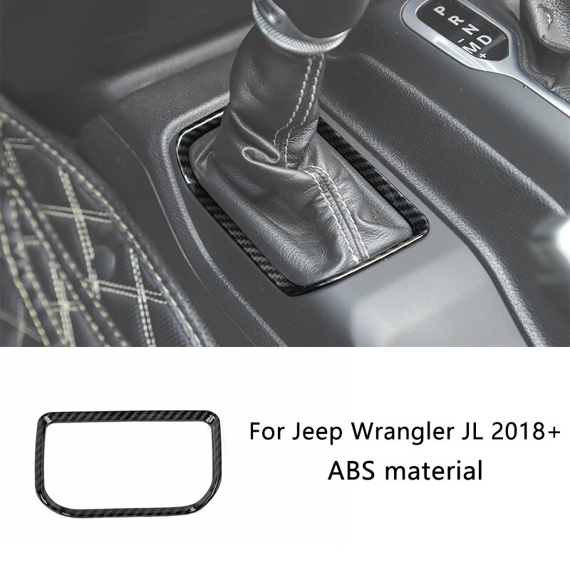 Декоративная наклейка BAWA из углеродного волокна для Jeep Wrangler JL 2018-2022, защитные аксессуары для салона автомобиля 4WD gear trim