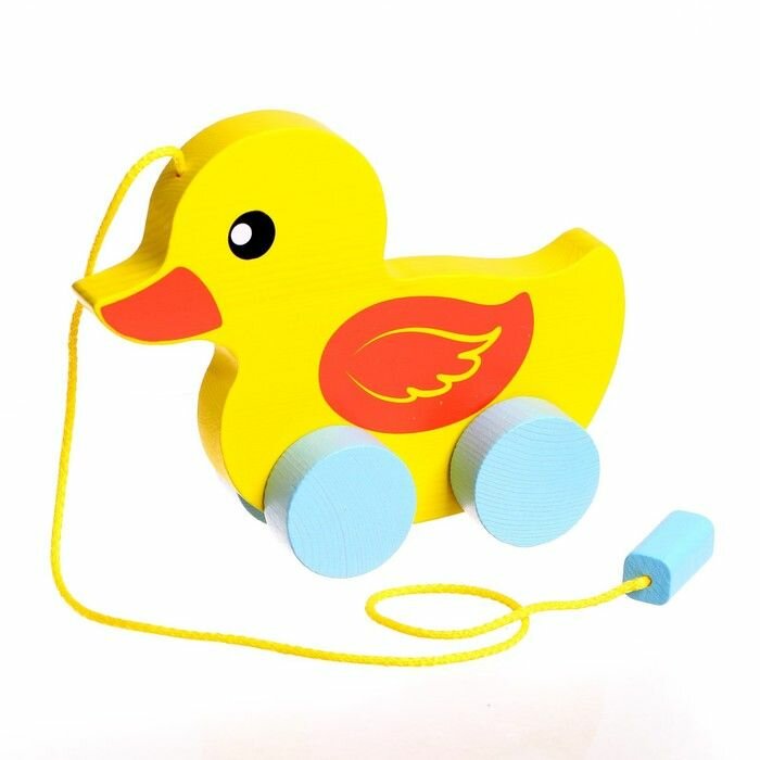 Каталка Томик Уточка, дерево (2-113)