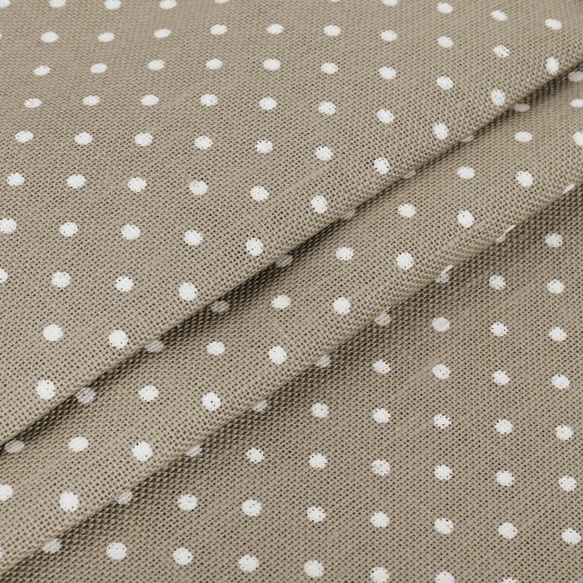 Канва Zweigart "Belfast", №32, бежевая в горошек, 100% лен, 140 см (К32)