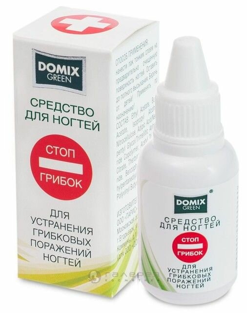 Средство для ногтей Domix "Green", для устранения грибковых поражений, 18 мл