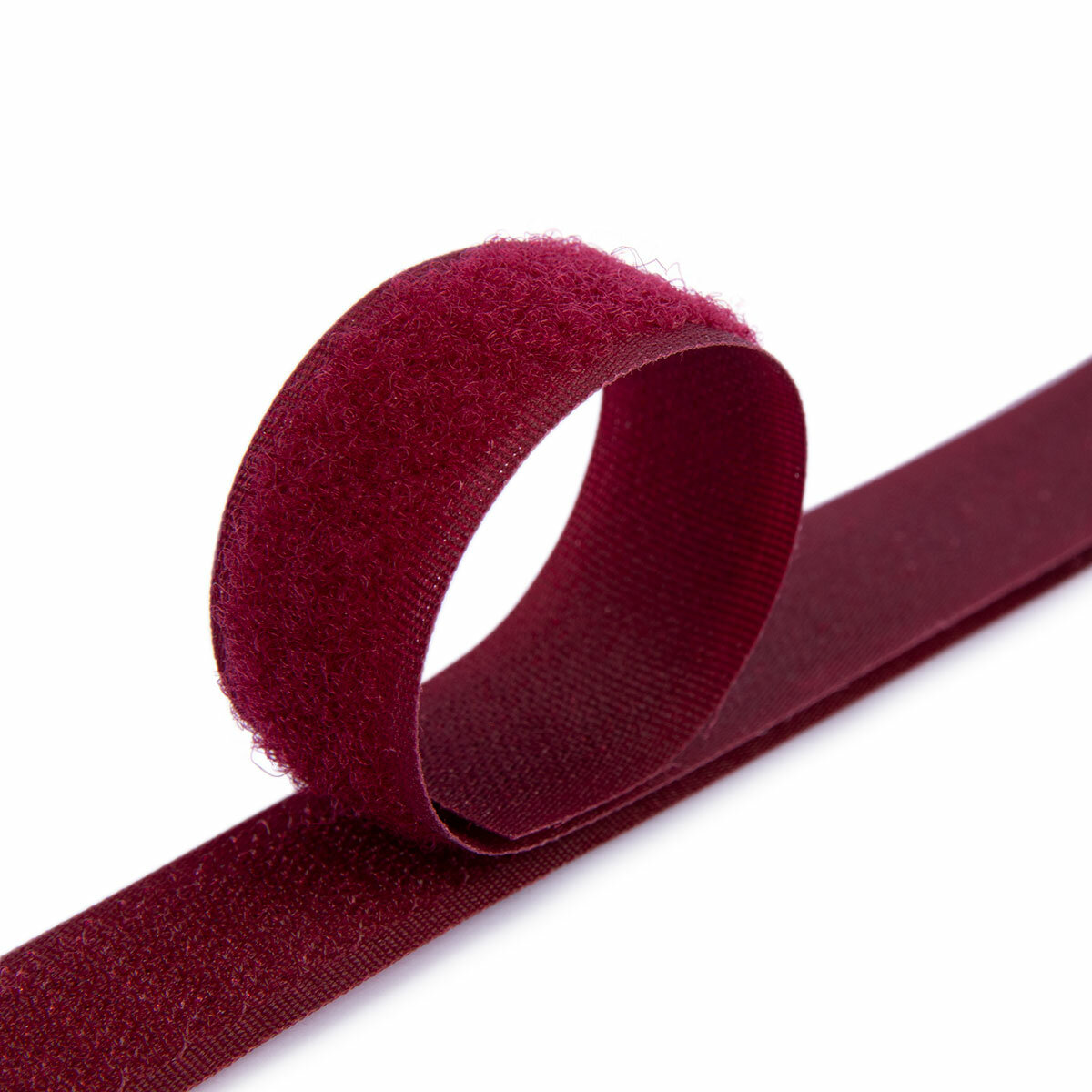 Липучка лента "Gamma" 20 мм LG-20 цв. 25 м №030 бордовый