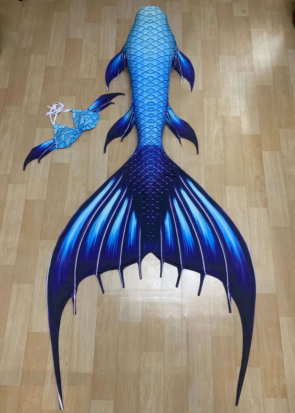 Костюм русалки для взрослых XinTX Синий, S, Tail with Flipper