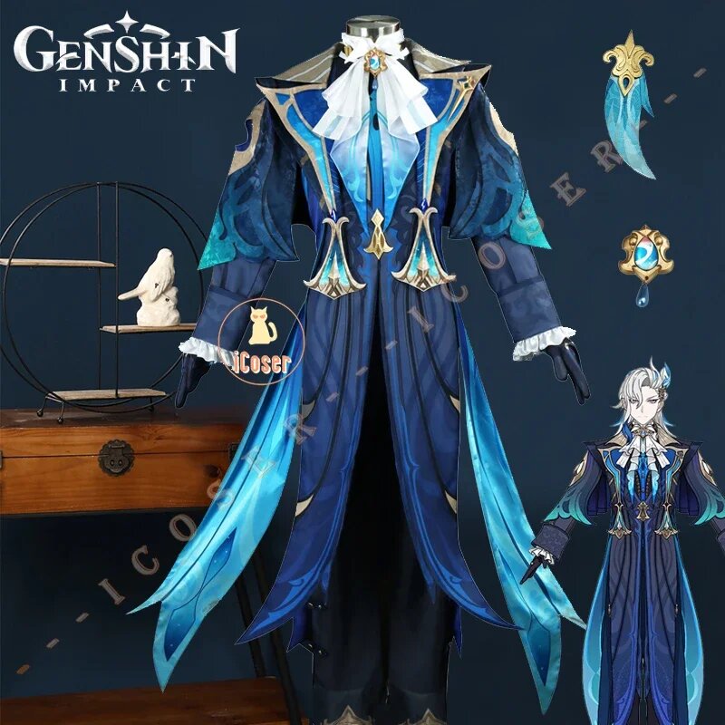 Косплей костюм Neuvillette Genshin Impact TDAICHAN L, Costume only