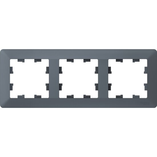 Рамка Systeme Electric (schneider Electric) AtlasDesign AIR, 3 поста, грифель, ATN220703