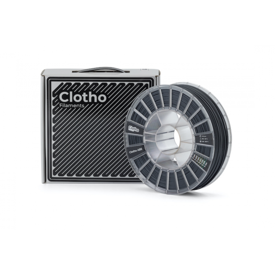 Пластик для 3D-печати ABS GF-13 Clotho, темно-серый, 1.75 мм, 0.75 кг