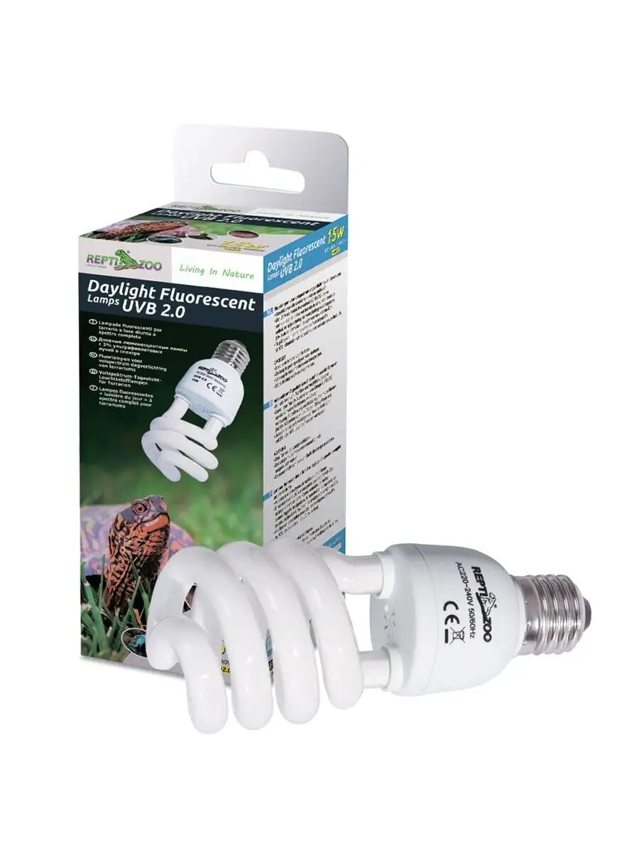 Лампа ультрафиолетовая Compact Daylight UVB 2.0, 26Вт, Repti-Zoo CT2026, 83725041