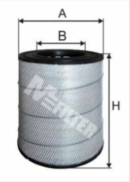 Фильтр воздушный H465 D309.5 d177.8мм с буртиком Scania