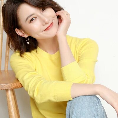 Удобный женский кашемировый свитер