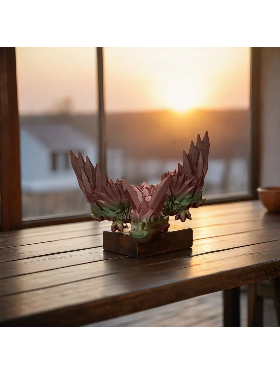 Фигурка Дракон "бронза" подвижный