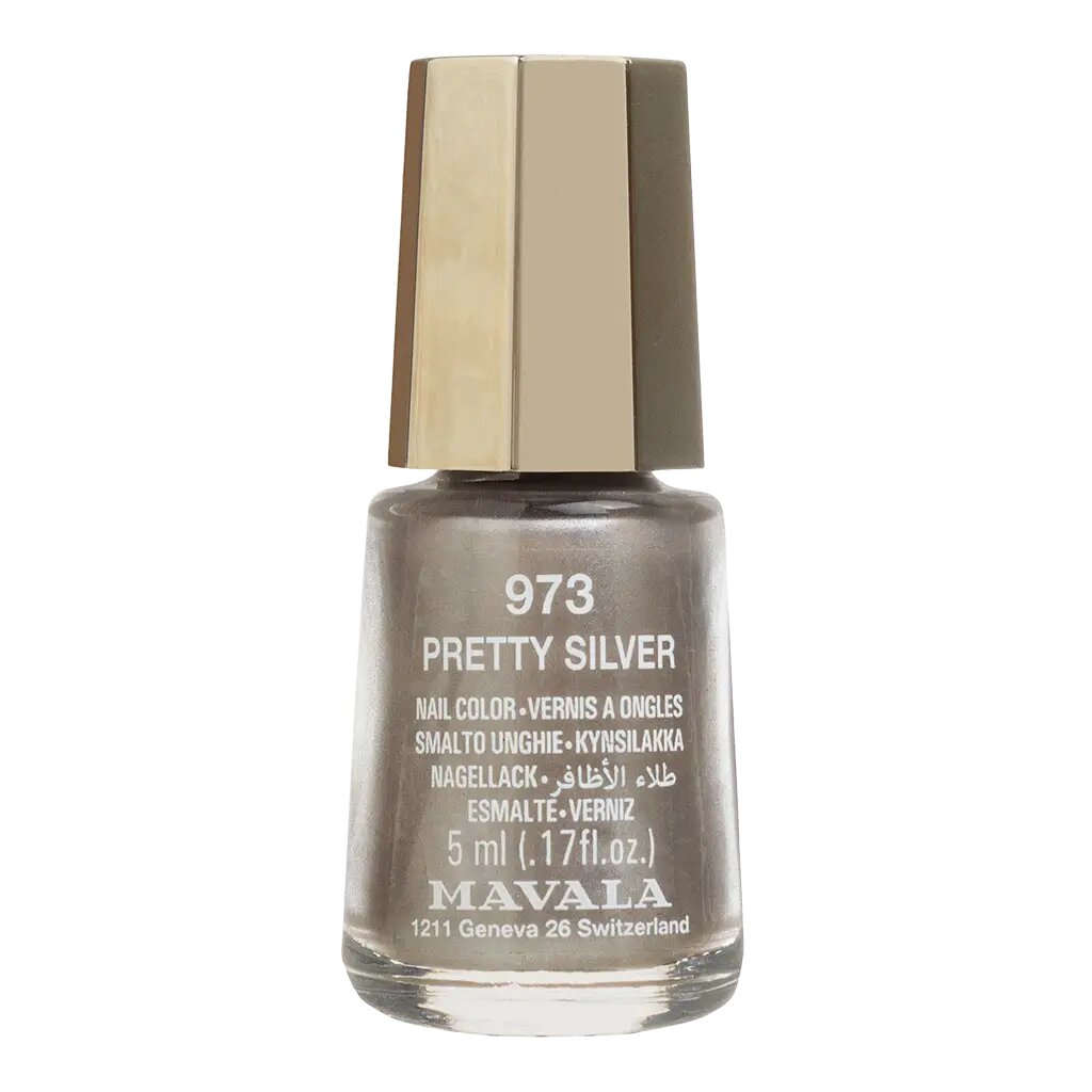 Mavala Лак для ногтей Тон 973 Pretty Silver 5 мл 1 шт