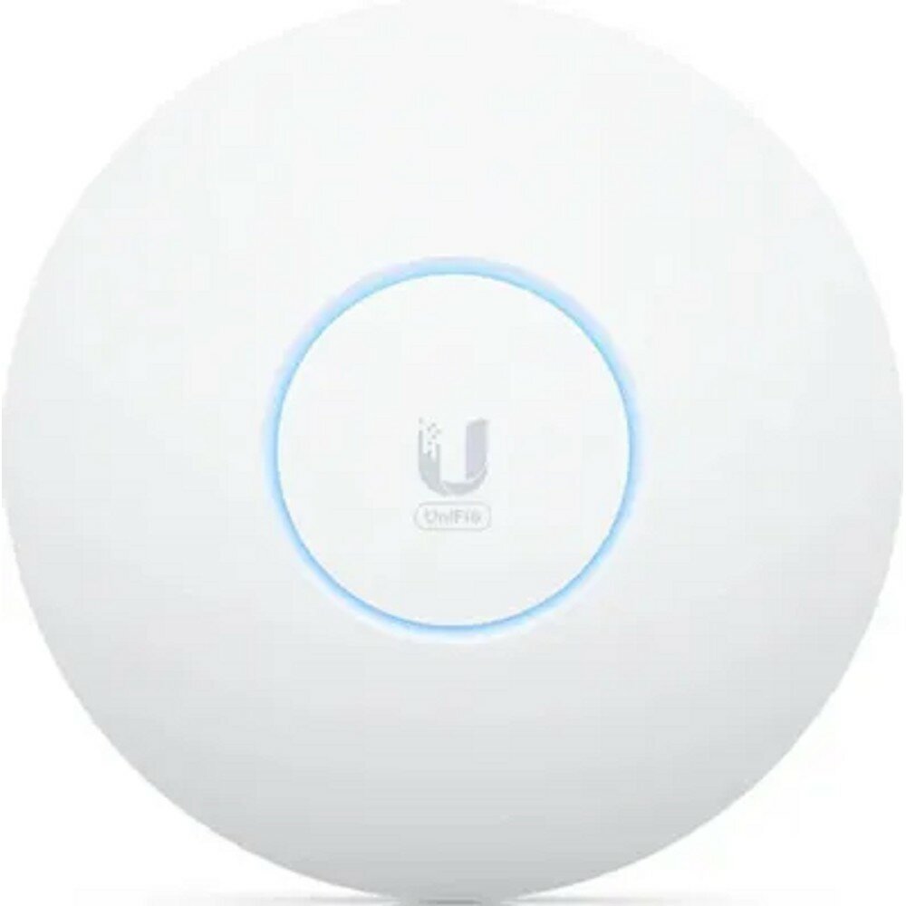 Ubiquiti Сетевое оборудование U6-Enterprise Точка доступа 2,4+5+6 ГГц, Wi-Fi 6E, 4х4 MU-MIMO, 802.3at, 1х 2,5G RJ45