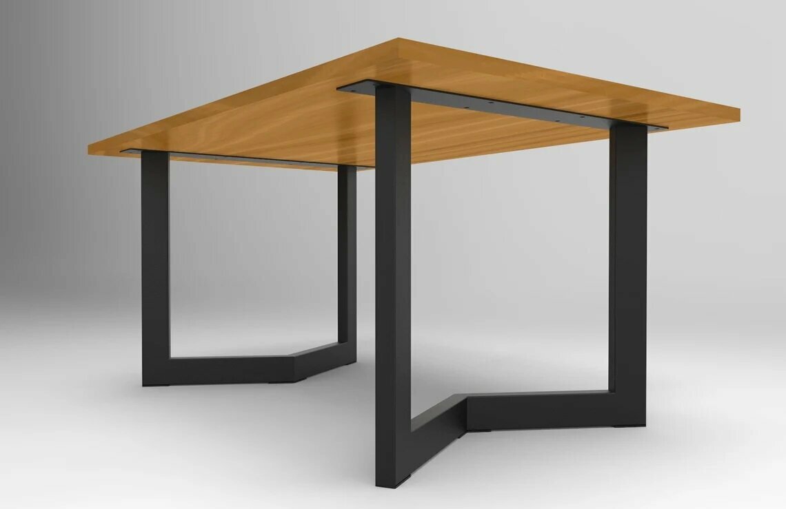 Подстолье для стола из металла V Стиль (2 штуки)