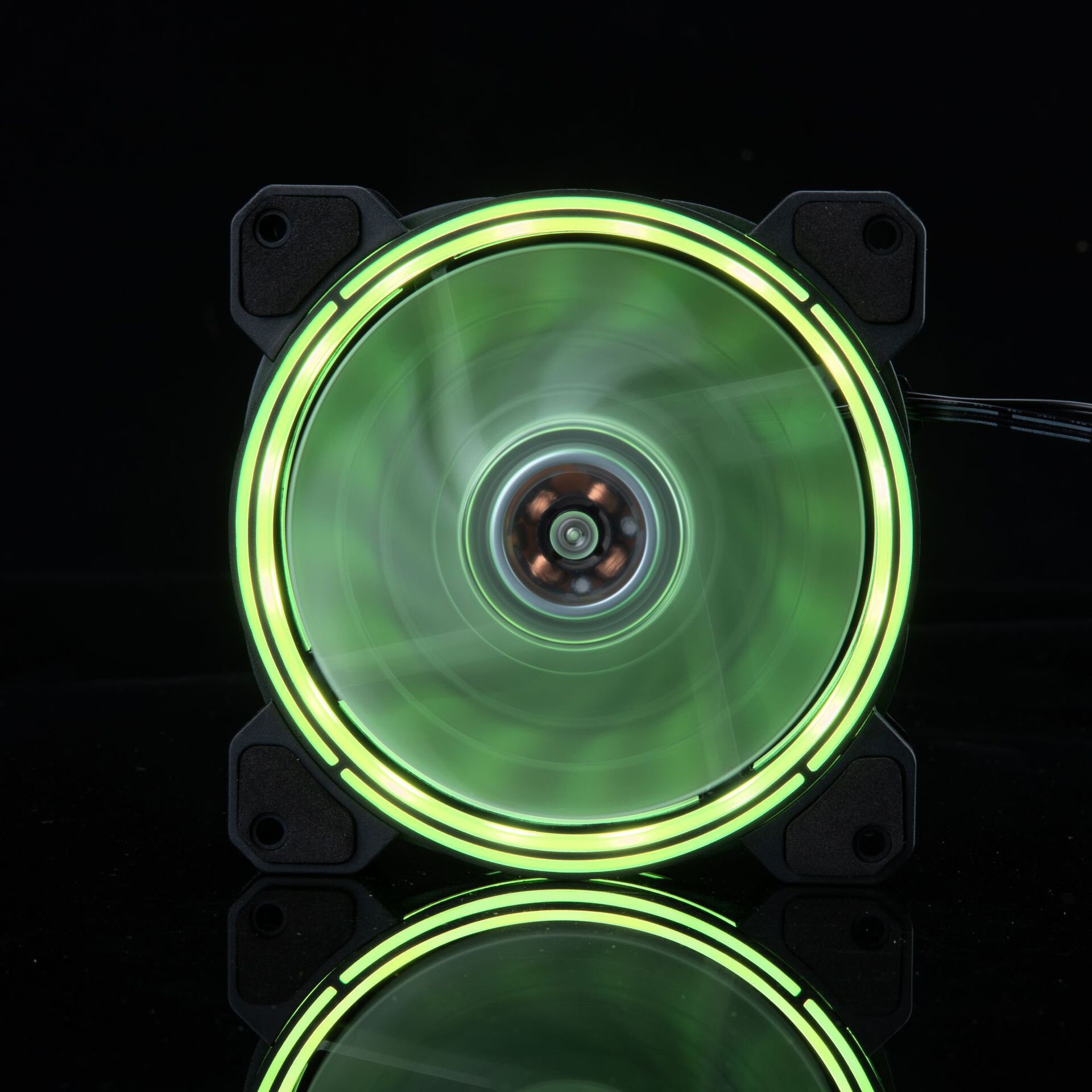 Вентилятор корпуса 12-сантиметровый бесшумный 16LED двухкольцевой вентилятор охлаждения 2-го поколен