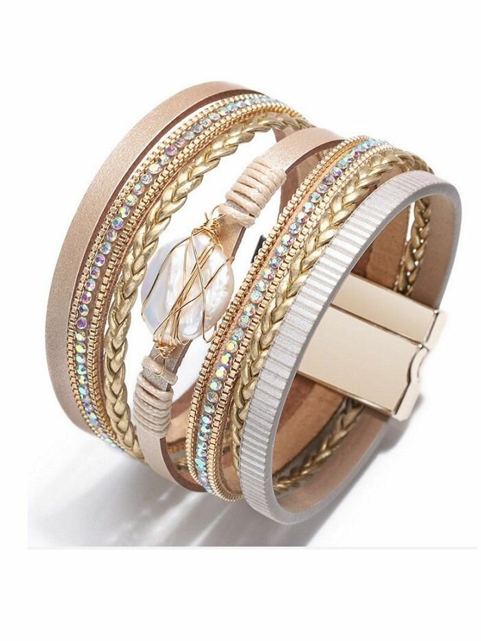 Браслет, стразы